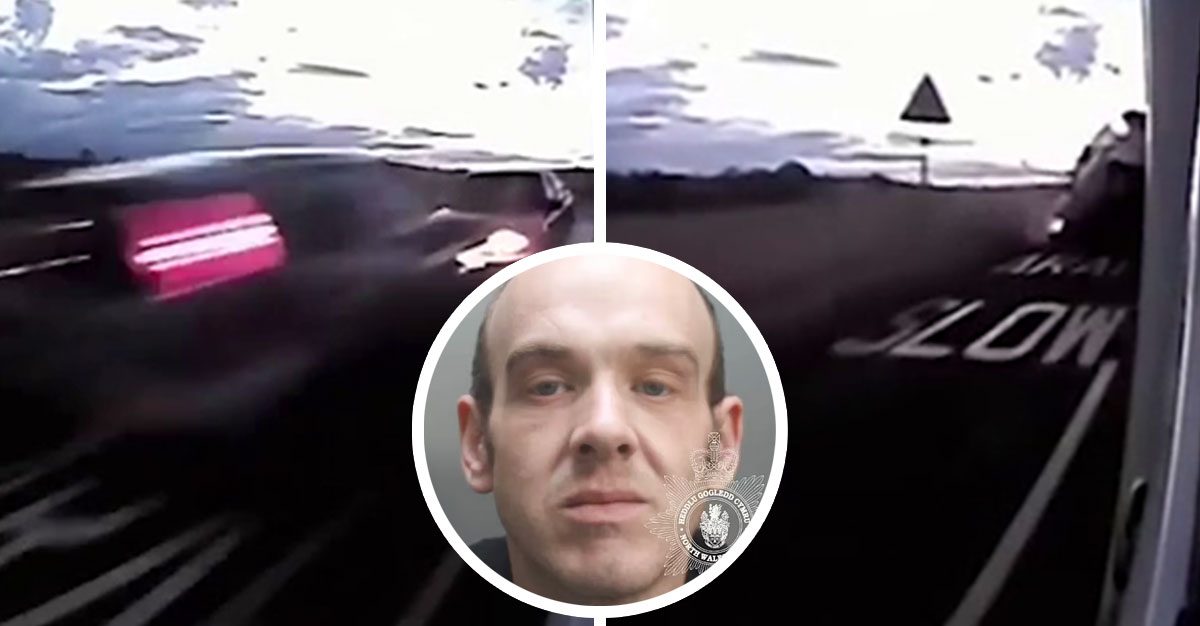 Video: KNARKKROCKCHOCK! Se hur pårökt förare plöjer rätt in i mötande ...
