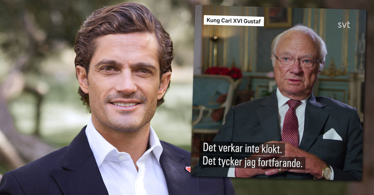 Kung Carl XVI Gustaf är fortfarande inte nöjd med att ...