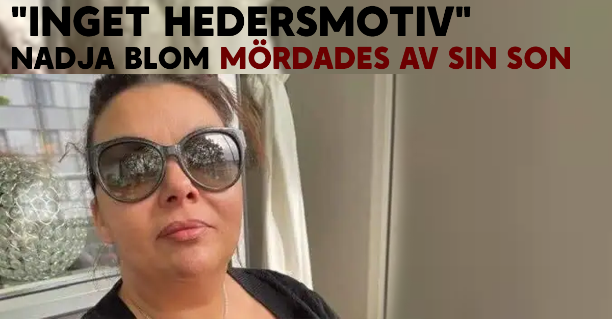Garcia Blom körde ihjäl sin egen mor, nu döms han till livstids ...