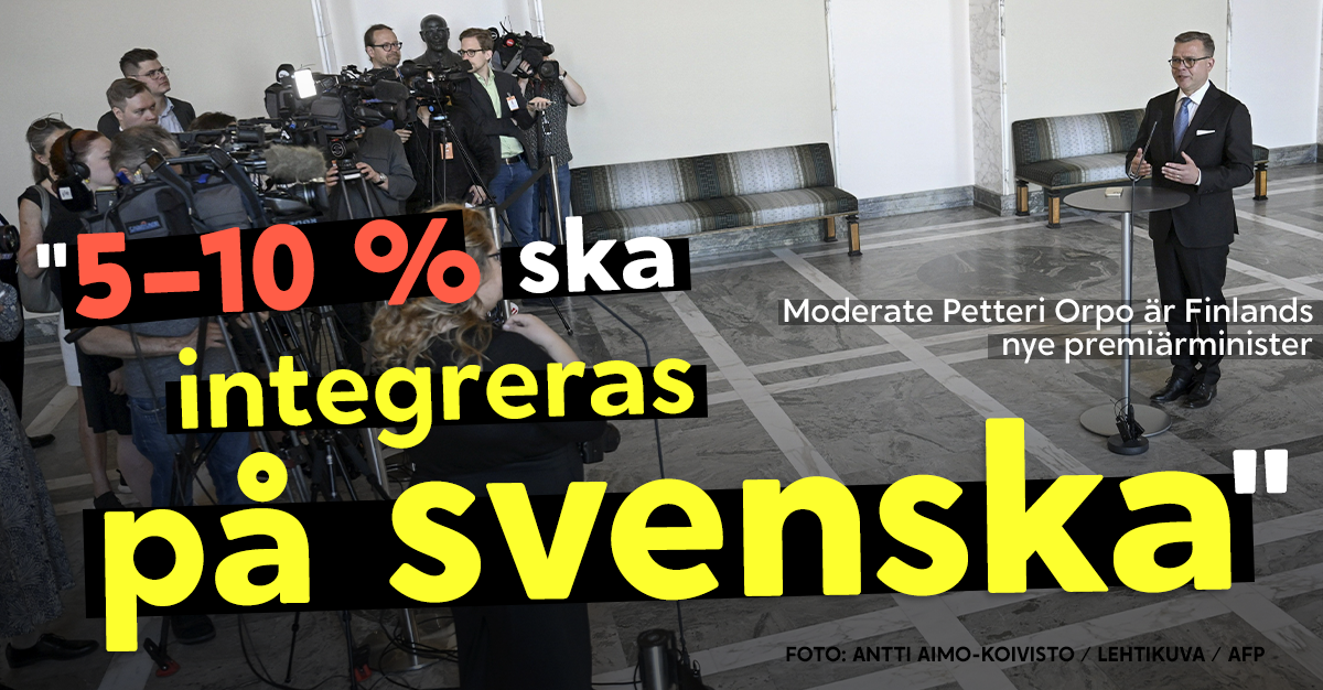 Orpo sätter tonen – nye premiärministerns programförklaring lovar färre ...